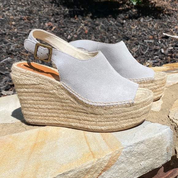 Soludos | Shoes | Soludos Size 7 Sevilla Platform Wedge Color Stone ...